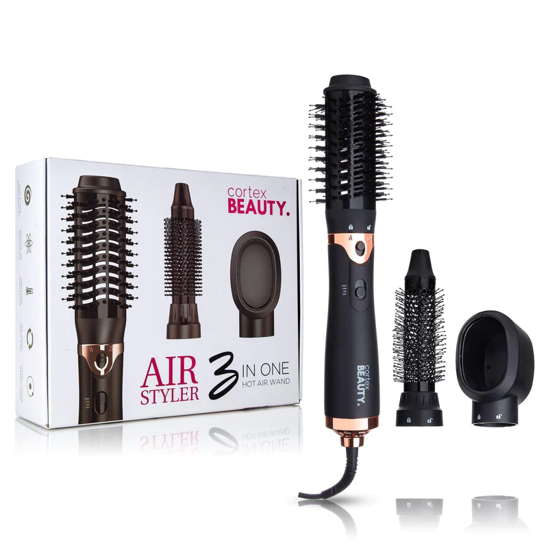 קורטקס פרו מברשת פן CORTEX PRO Air Styler 3-in-1 Hot Air Wand | עולם השיער