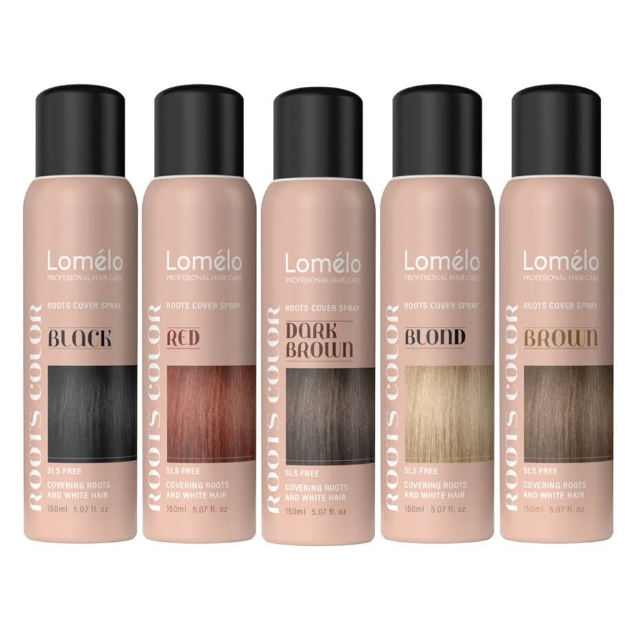ספריי צבע לכיסוי שורשים ושיער לבן 150 מ"ל לומלו | LOMELO | עולם השיער